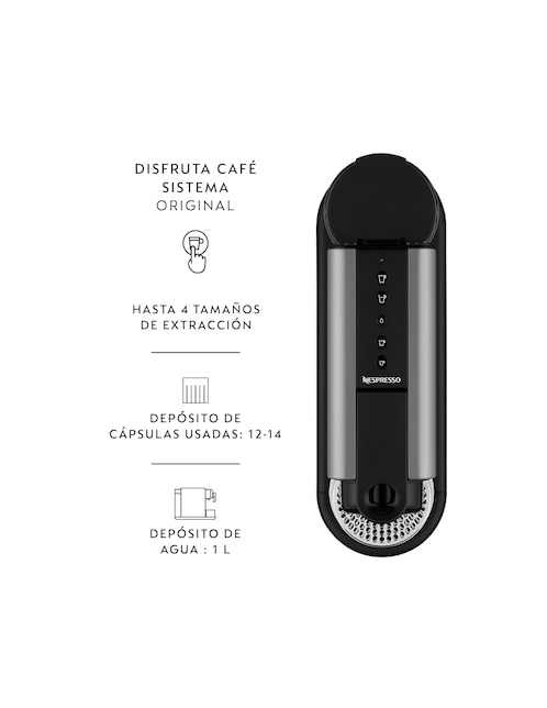 Cafetera multicápsulas Nespresso C140-MX-TI-NE 3