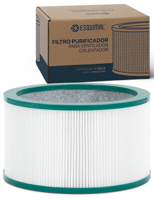 Filtro plisado purificador Esquimal 3 en 1 Aero 1200 1