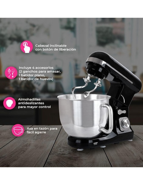 Batidora de pedestal Pink Garlic 6 velocidades Bppgn57 2