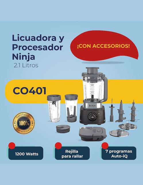 Licuadora Ninja CO401B 7 velocidades 5