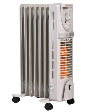 Calefactor Electrico HEAT WAVE 2 en 1 Aceite con Halogeno HR2157